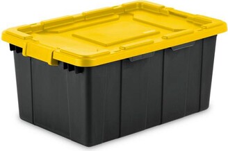 Sterilite 15 Gal Industrial Heavy Duty Stackable Storage Tote w ...