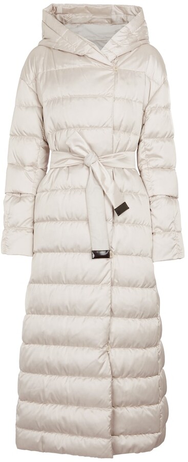 Max Mara The Cube Novelo belted down coat - ShopStyle