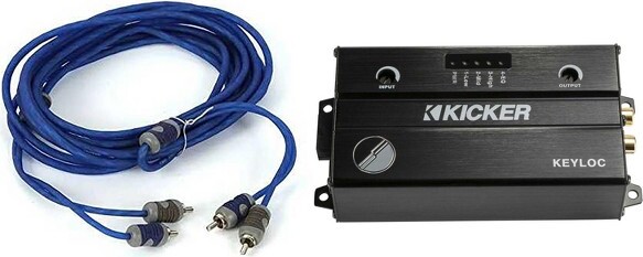 Kicker 47KEYLOC Key Series Smart Powered Line-Out Converter & 46KI25 5 ...