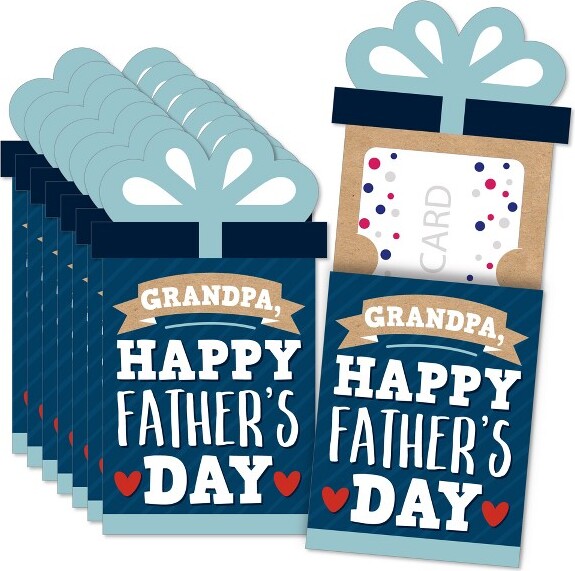 Big Dot of Happiness Grandpa, Happy Father's Day - We Love Grandfather ...