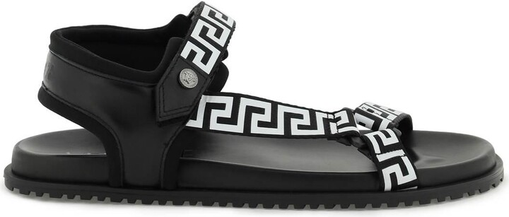 Versace Greca Sandals - ShopStyle