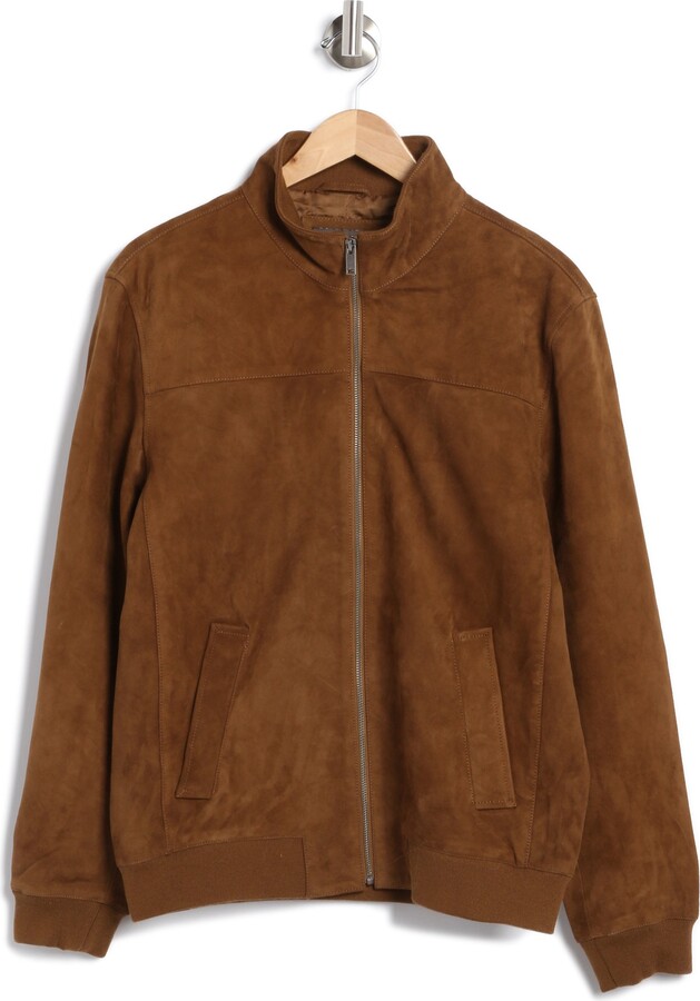 Slate & Stone Suede Racer Jacket - ShopStyle