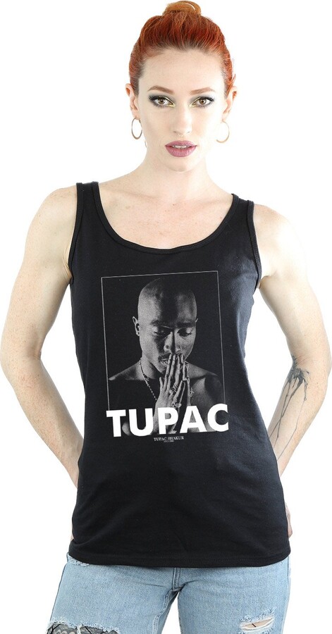 Absolute Cult 2Pac Women's Tupac Shakur Praying Vest Small Black ...