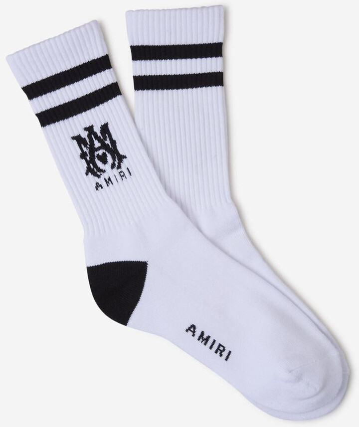 Amiri Logo Socks - ShopStyle