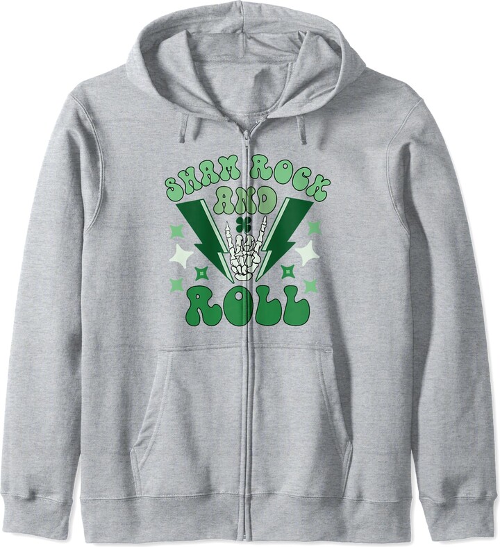 Trust me im Irish Sham Rock And Roll St. Patrick's Day Zip Hoodie ...