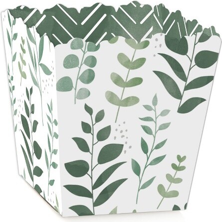 Big Dot of Happiness Boho Botanical - Party Mini Favor Boxes - Greenery ...