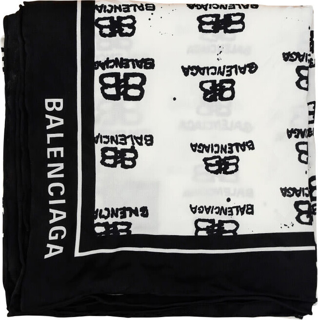 Balenciaga Icon Logo Foulard - ShopStyle Scarves & Wraps