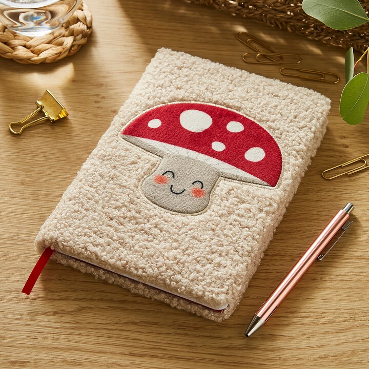Waters & Noble Mushroom A5 Fluffy Notebook MultiColoured - ShopStyle ...