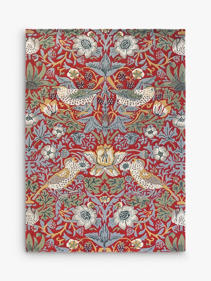 Morris & Co. Strawberry Thief Rug - ShopStyle