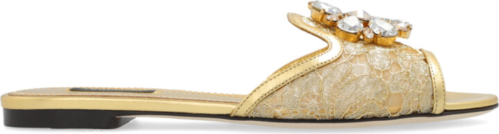 Dolce & Gabbana Bianca Slides, , - ShopStyle