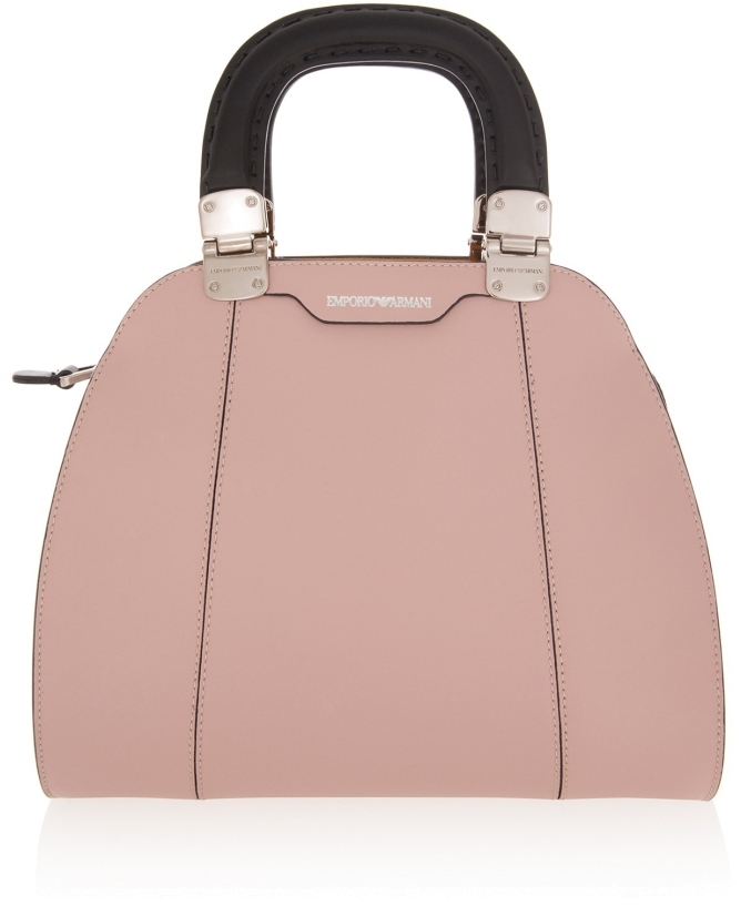 Emporio Armani Small Structured Tote - ShopStyle