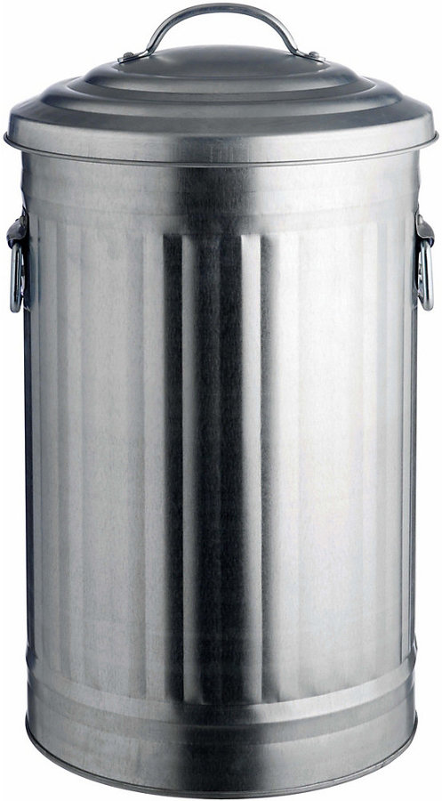 Habitat Alto Steel Waste Bin Galvanized - 32L - ShopStyle Home