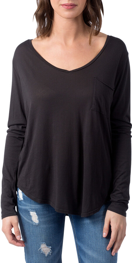 Sol Angeles Essential Long-Sleeve Torque Tee - ShopStyle