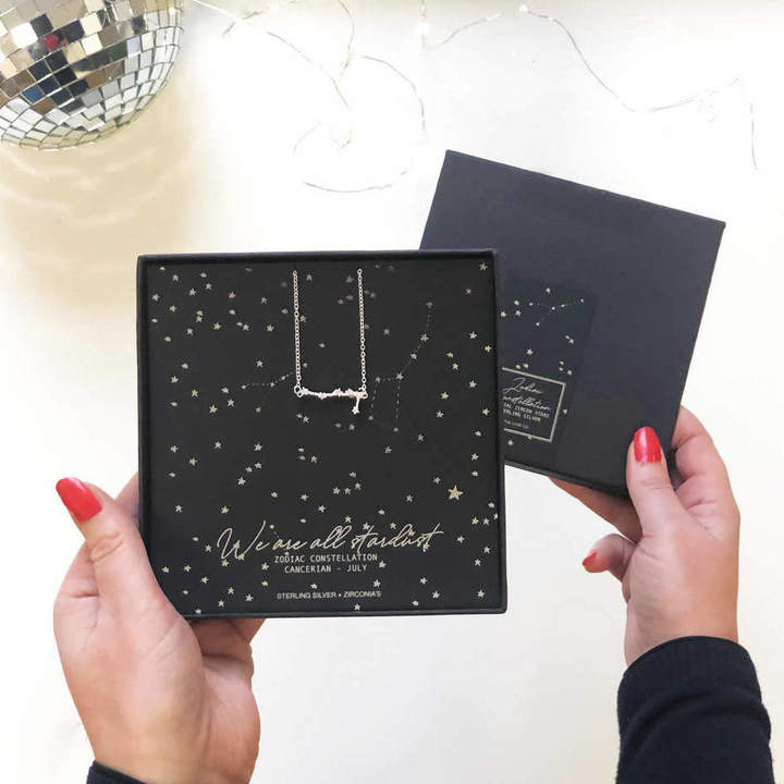 The Luxe Co Star Sign Astrology Zodiac Constellation Necklace - ShopStyle
