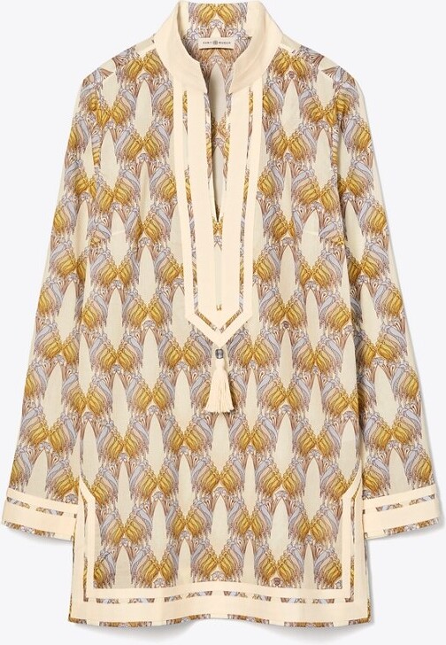Tory Burch Printed Tory Tunic - ShopStyle