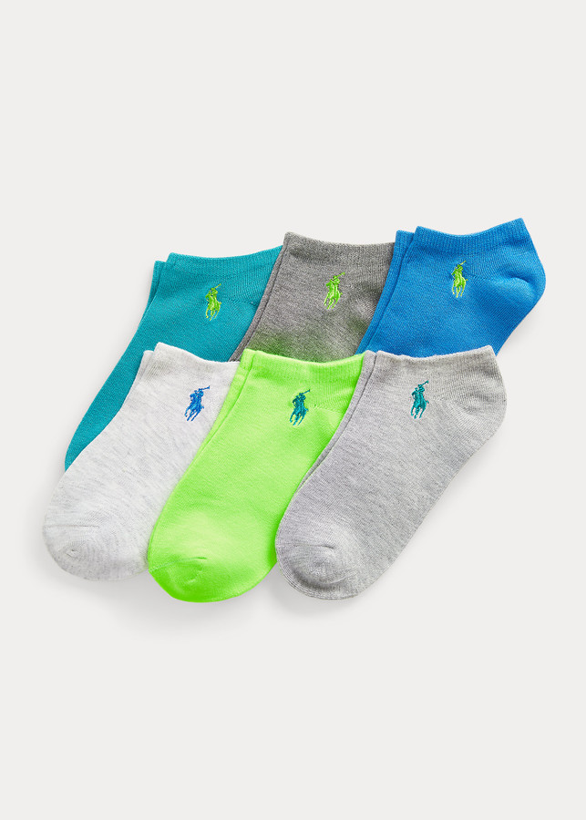 Ralph Lauren Low-Profile Sock 6-Pack - ShopStyle