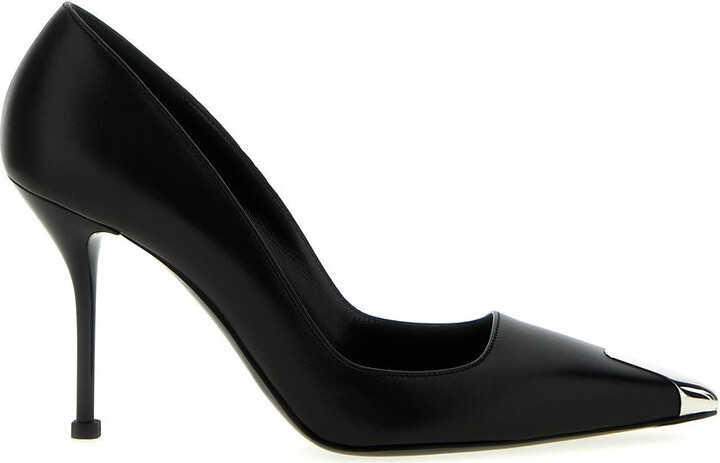 Alexander McQueen Punk Leather Pumps - ShopStyle