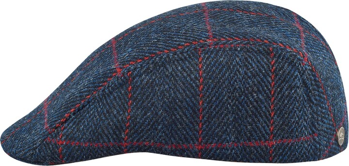 Sterkowski Norte Scally Cap | Harris Tweed Flat Cap with Earflap for ...