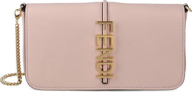 Fendi Fendigraphy Logo Lettering Chain-Link Wallet - ShopStyle