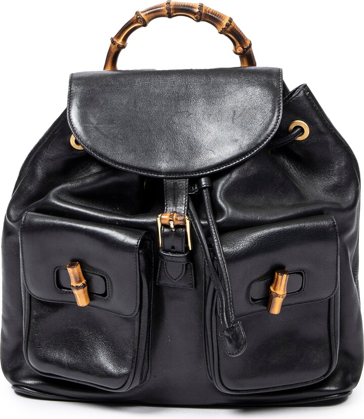 Gucci Large Bamboo Backpack - ShopStyle