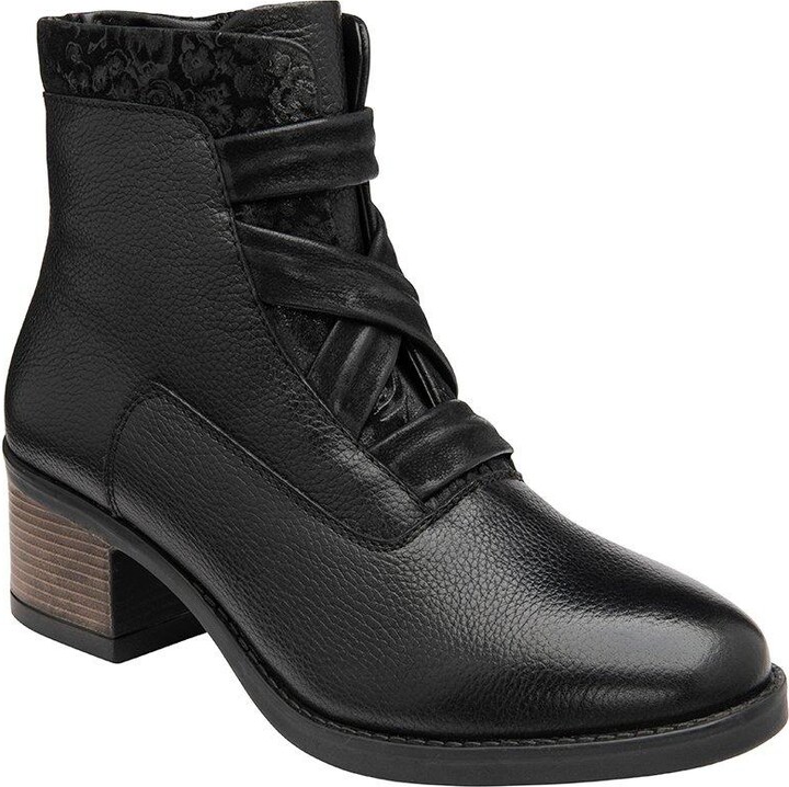 Lotus 'Boston' Leather Zip-Up Ankle Boots - ShopStyle
