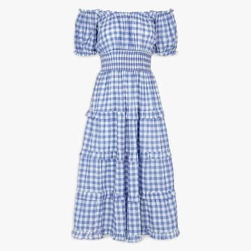 Lorna Ruby - Gingham City Prints Rah Rah Midi Dress - ShopStyle