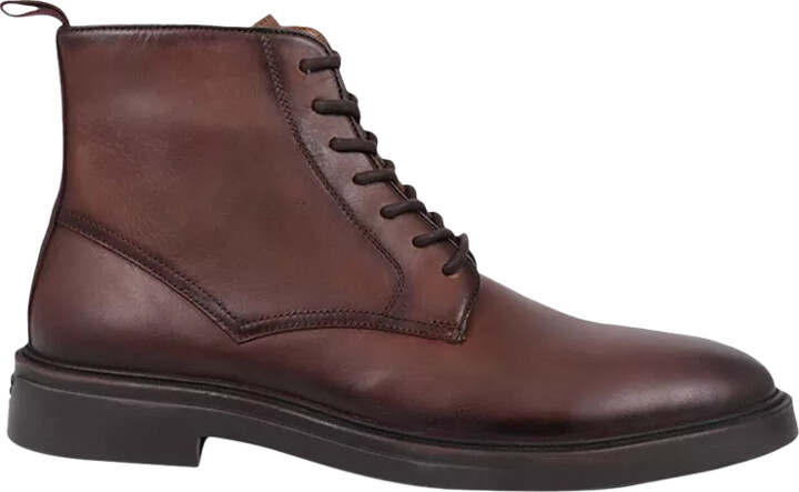 Jones Bootmaker Farnham Leather Lace-Up Boots - ShopStyle
