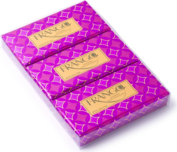 Frango Chocolates 1/3 Lb Wrapped Raspberry Dark Chocolates, Pack of 3 ...