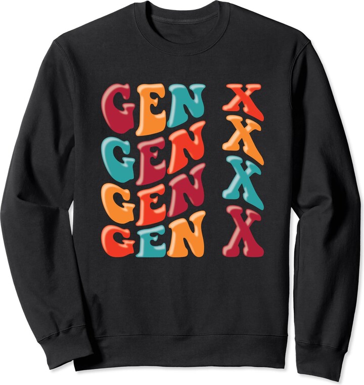 Generation X Gen-xers Funny Gen X Gifts Retro Generation X Funny Gen-xers Humor Vintage Gen X ...