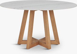Barker and Stonehouse Shiloh Round Dining Table, Marble - ShopStyle