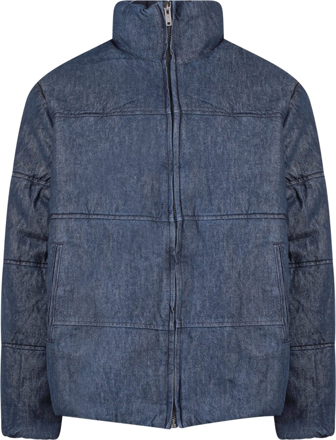 GUESS Padded and quilted denim jacket - ShopStyle