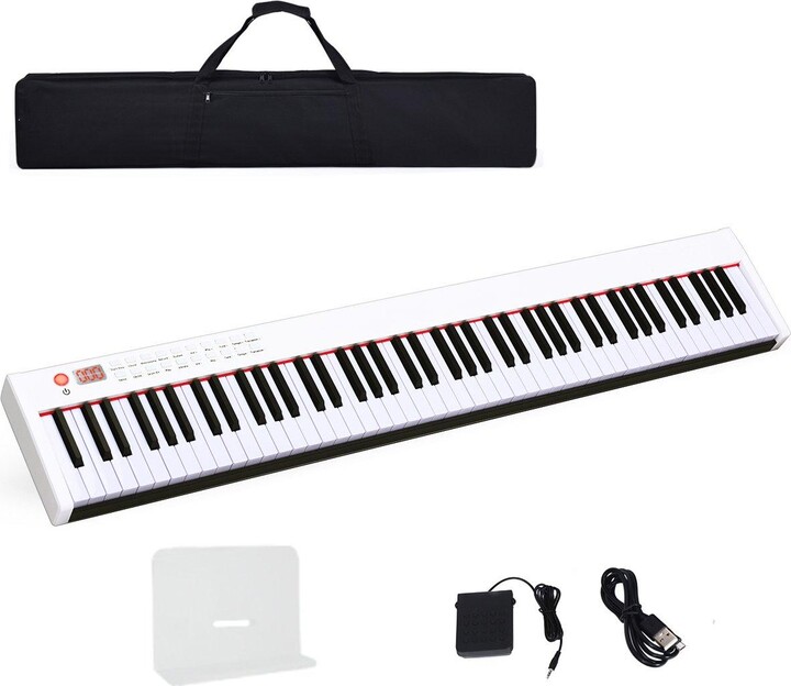 M798470006560 Portable 88 Keys Digital Piano Electronic Keyboard with ...