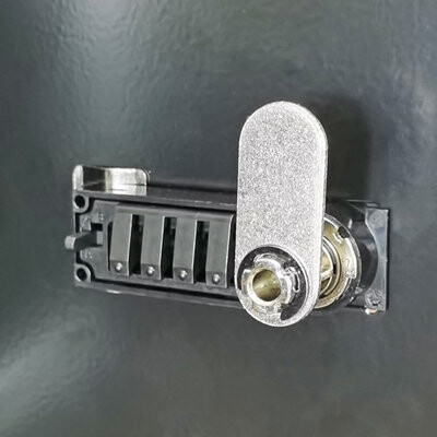 FixtureDisplays 4 Digit Combination Lock, Flush Mount Metal Door ...