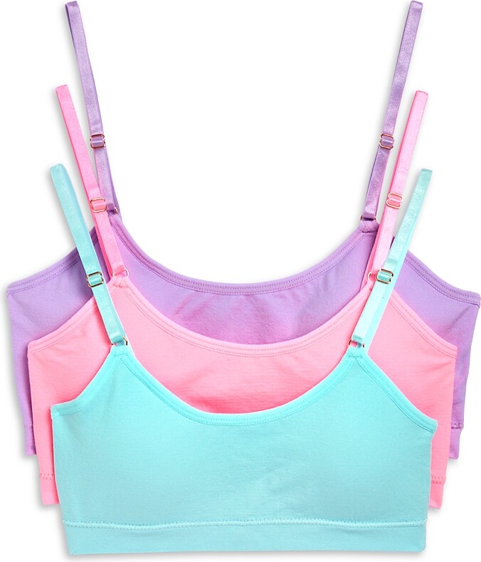KatieJnyc Girls' Tween Seamless Cami Bralette, 3 Pack - Big Kid - ShopStyle