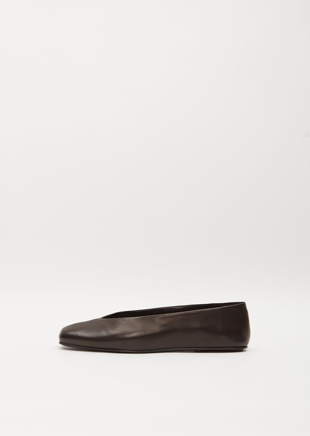 The Row Eva Two — Dark Brown - ShopStyle Flats