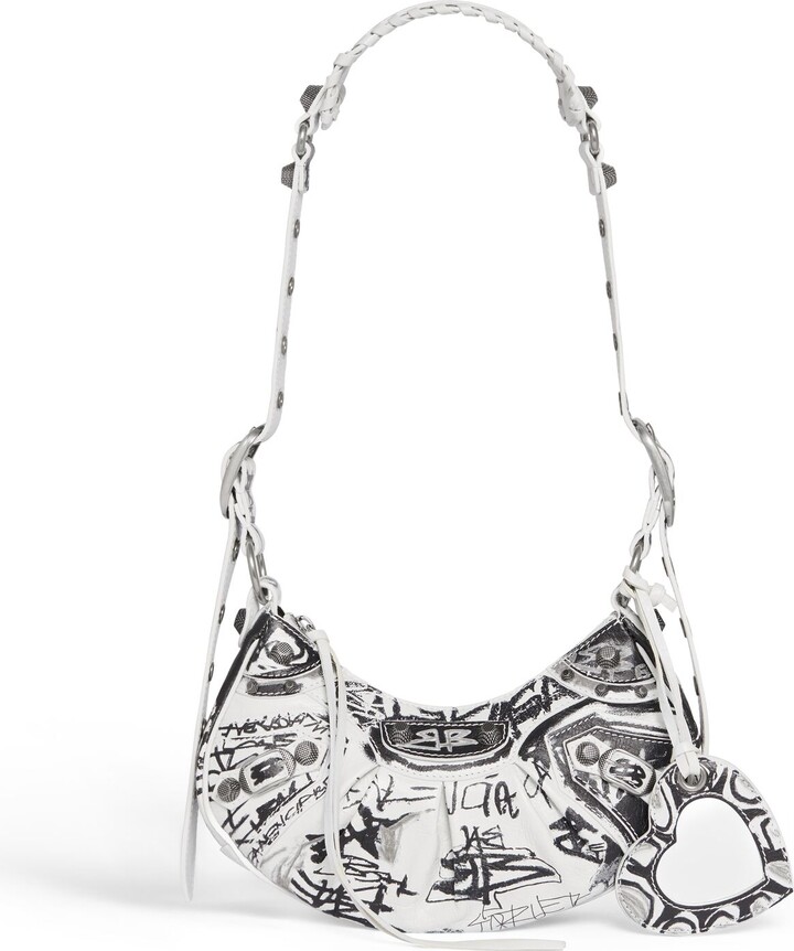 Balenciaga Le Cagole Xs Shoulder Bag Graffiti - ShopStyle