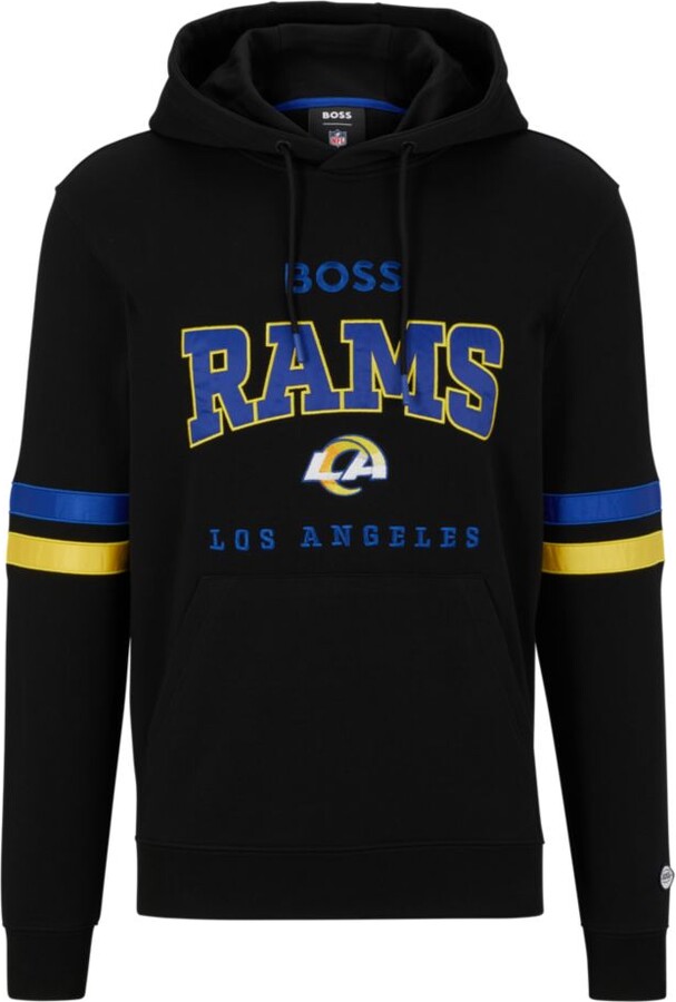 HUGO BOSS x NFL cotton-terry hoodie with collaborative branding - ShopStyle