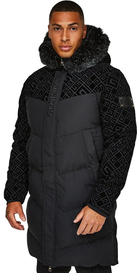 Glorious Gangsta | 2.0 Lavin 2637 Longline Puffer Faux Fur Hood Jacket ...