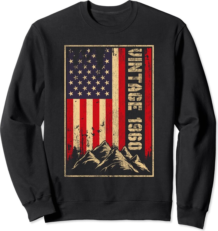 BORN IN 1996 Vintage Made In 1960 American Flag 64th Birthday 64 Year ...