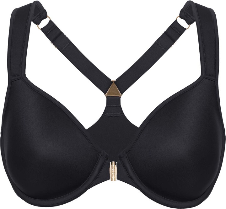 AISILIN Women's Light Padded Front Fastening Racer Back Underwire Full ...