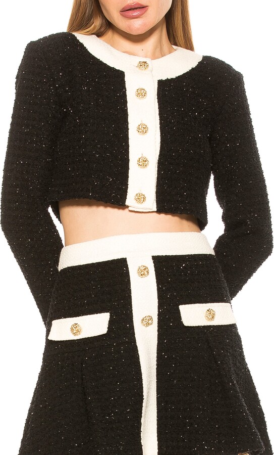 Alexia Admor Cropped Tweed Jacket - ShopStyle