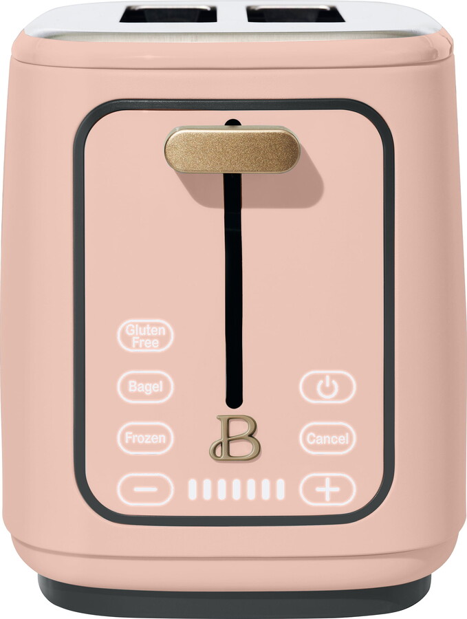 Beautiful 2 Slice Toaster with Touch-Activated Display, Rose by Drew ...