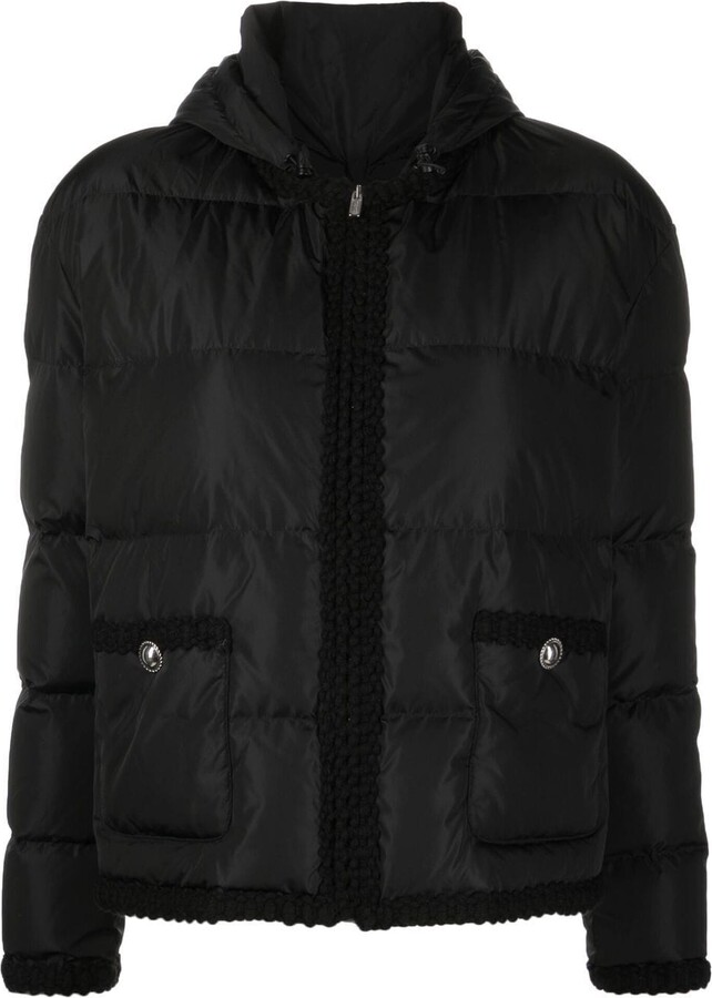 Miu Miu Trimmed Hooded Puffer Jacket - ShopStyle