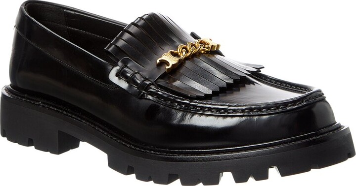 Celine Tess Leather Loafer - ShopStyle
