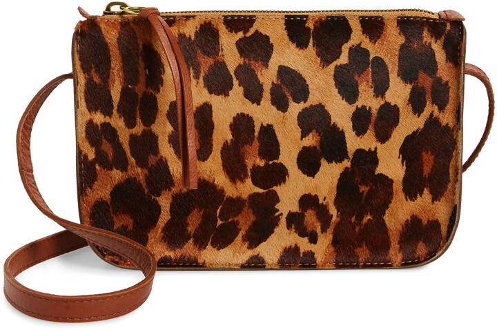 Madewell Simple Leopard Print Genuine Calf Hair Crossbody Bag - ShopStyle
