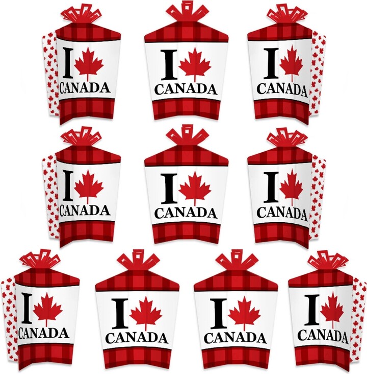 Big Dot Of Happiness Canada Day - Table Decor - Canadian Party Fold ...
