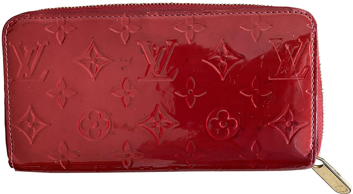 Louis Vuitton Zippy Red Patent leather Wallets - ShopStyle