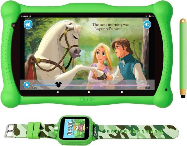 Contixo V10 Kids Tablet 50 Disney E-Books HD 7”, 32GB, 2GB RAM, with ...