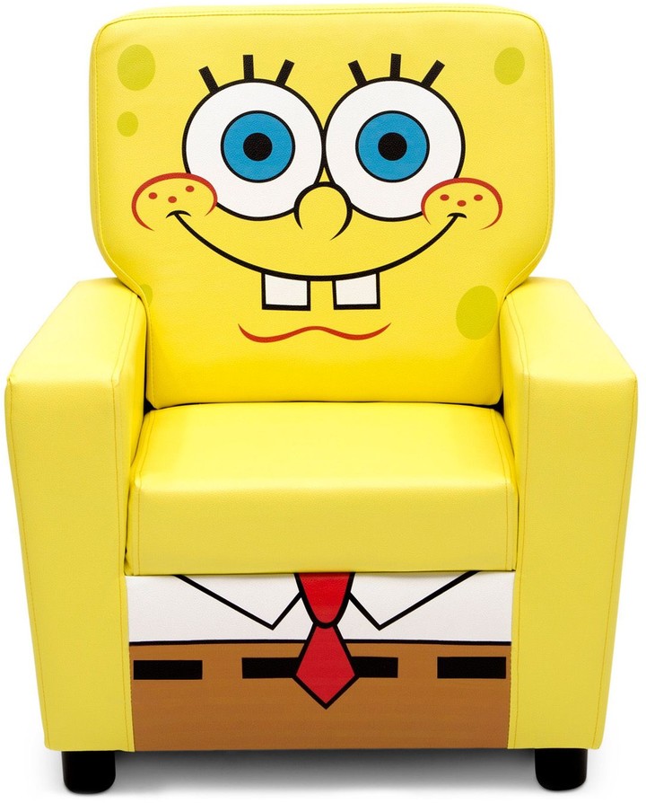 Delta Children SpongeBob SquarePants High Back Upholstered Chair ...