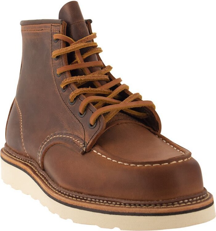 Red Wing Shoes CLASSIC MOC - Rough and tough leather boot - ShopStyle